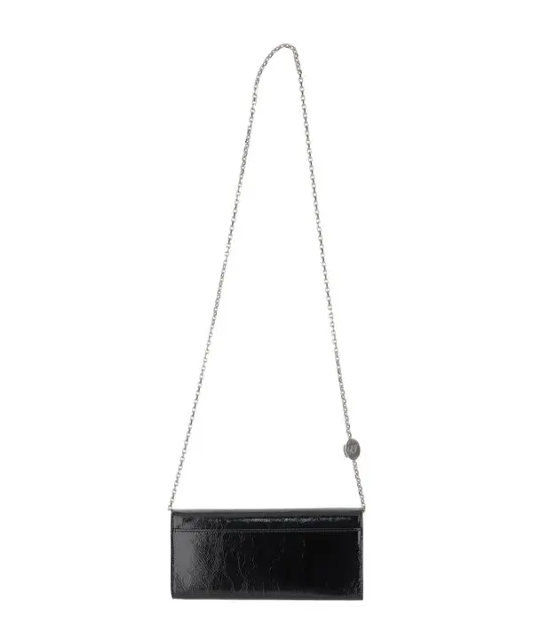 ROGER VIVIER Belle Vivier Chain Wallet - Black