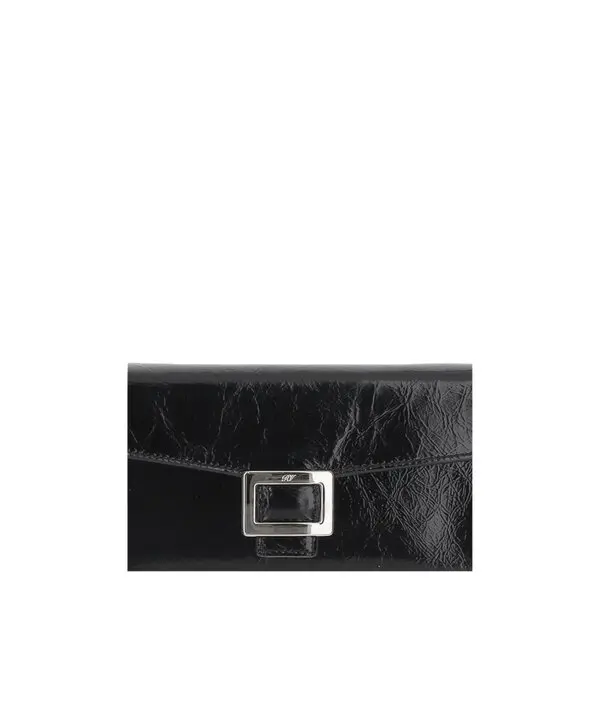 ROGER VIVIER Belle Vivier Chain Wallet - Black
