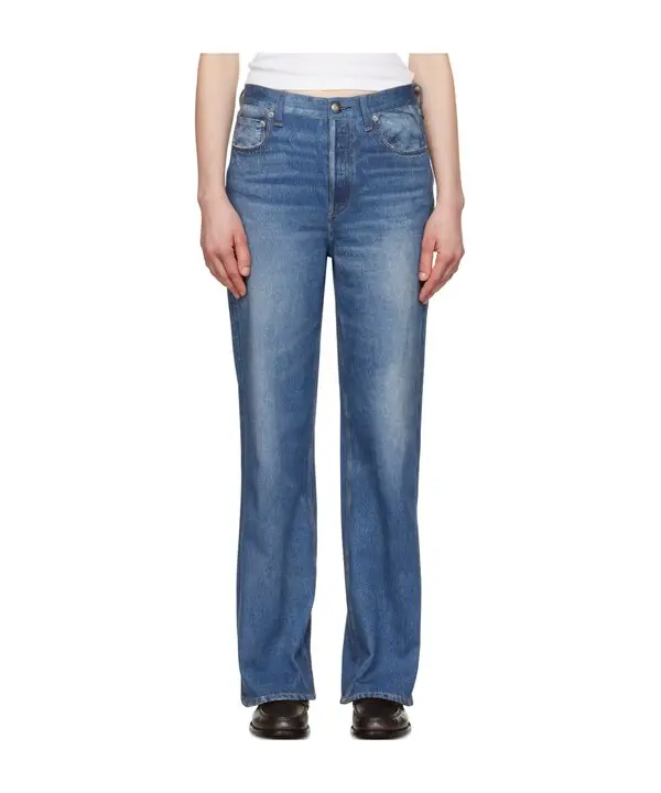 Rag & Bone Straight-leg Jeans - Blue