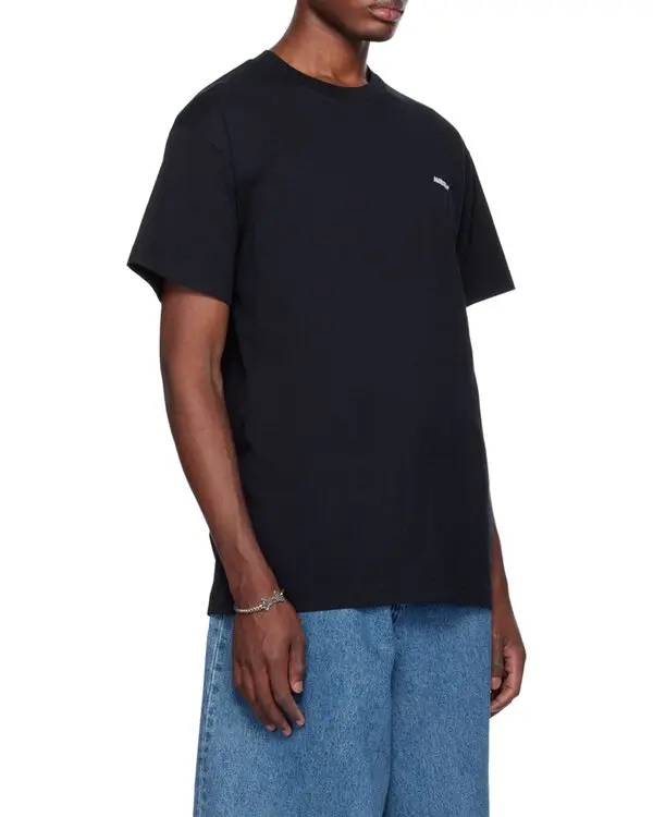 AMBUSH Logo Embroidered Crewneck T-shirt - Black