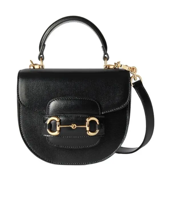 Gucci Horsebit 1955 Mini Top Handle Bag - Black