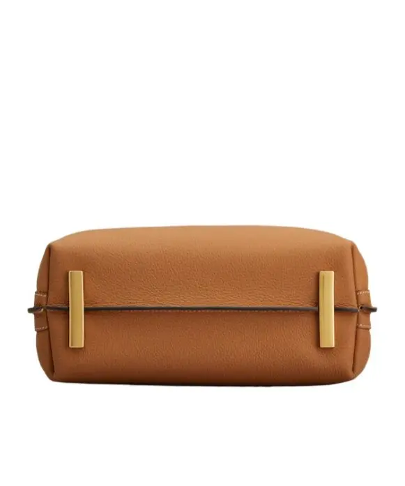 TOD'S T-plaque Belt Detail Tote Bag - Brown