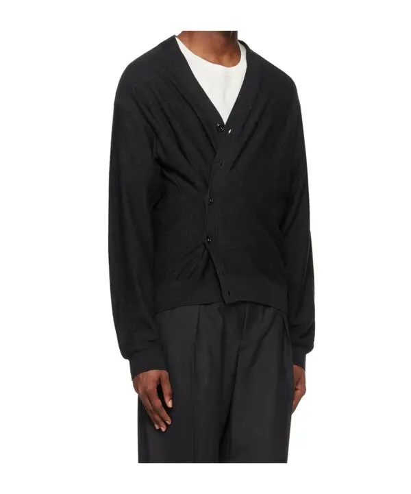 LEMAIRE V-neck Long Sleeve Cardigan