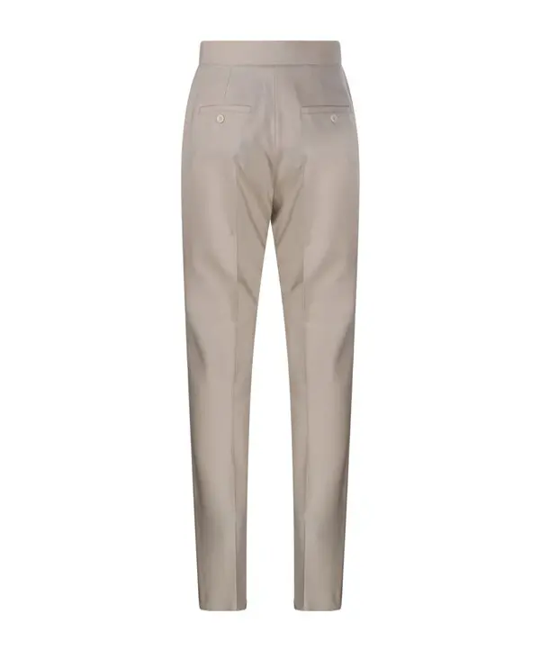 Max Mara Straight-leg Wool, Mohair, And Silk Trousers