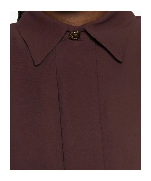 Elisabetta Franchi Collar Tie-waist Blouse