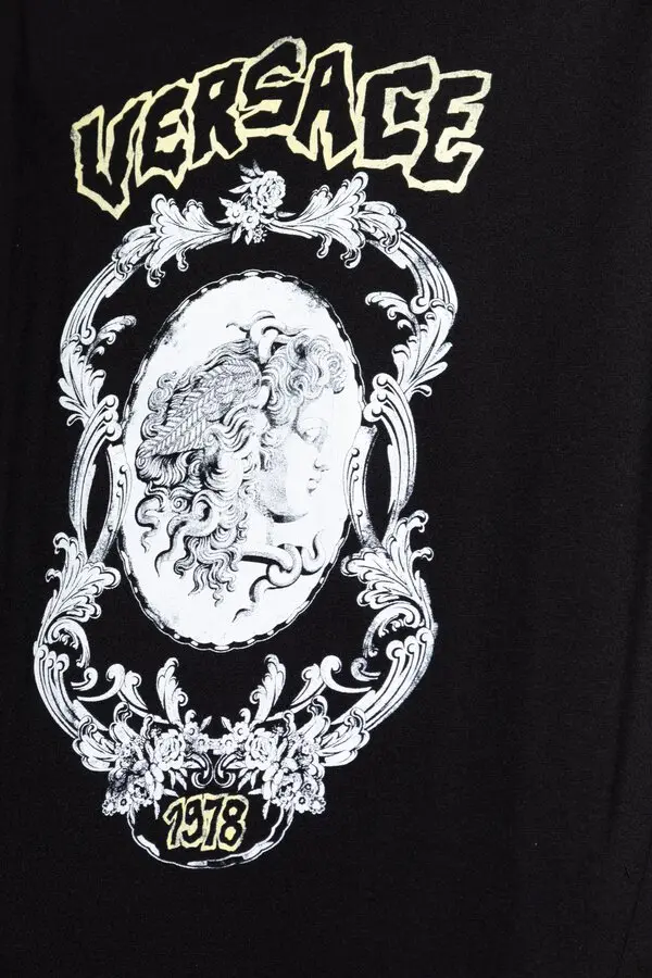Versace Logo-printed Crewneck T-shirt