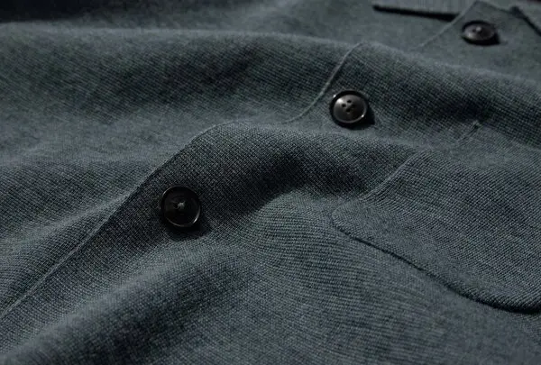 ANDERSEN-ANDERSEN Lapel Long-sleeved Sweater