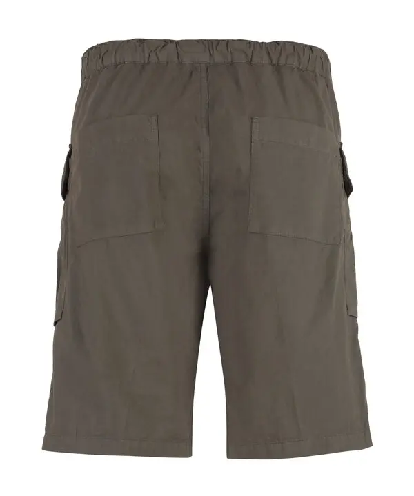 Aspesi Buttoned Flap-pocket Cargo Shorts - Green