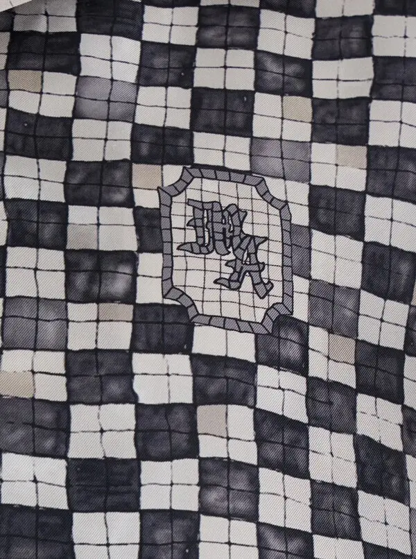 Amiri Checked Short Sleeved Shirt - Gray