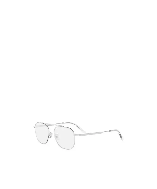 Dior Aviator Pilot Frame Eyeglasses - Bright Silver