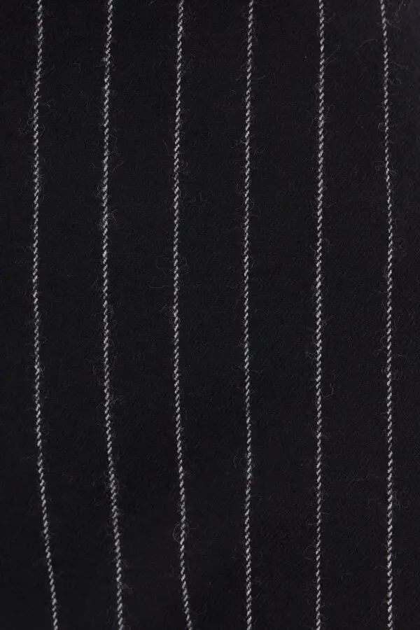 Alexander McQueen High-waisted Pleated Pinstripe Trousers