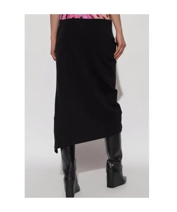 Dries Van Noten Asymmetrical Draped Skirt
