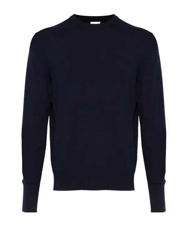 Eleventy Ribbed Crewneck Sweater - Black