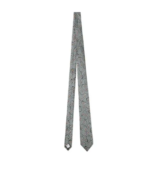 Burberry Paisley Print Neck Tie - Da Feng