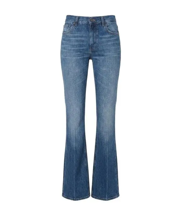 HAIKURE Flora Flared Jeans - Blue