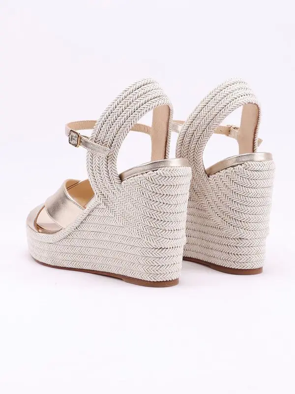 JIMMY CHOO Dellena 100mm Espadrille Wedges