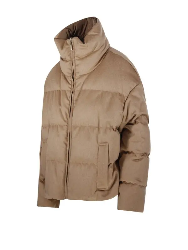 Max Mara Zip-up High Neck Reversible Jacket