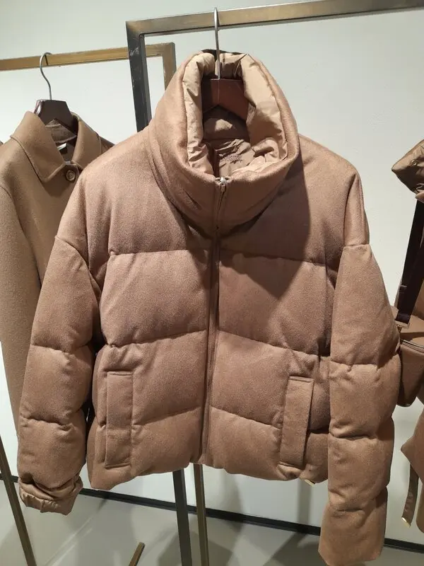 Max Mara Zip-up High Neck Reversible Jacket