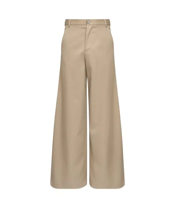 MAISON MARGIELA Wide-leg Trousers - Nude