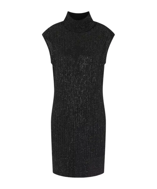 Emporio Armani Embellished Sleeveless Dress