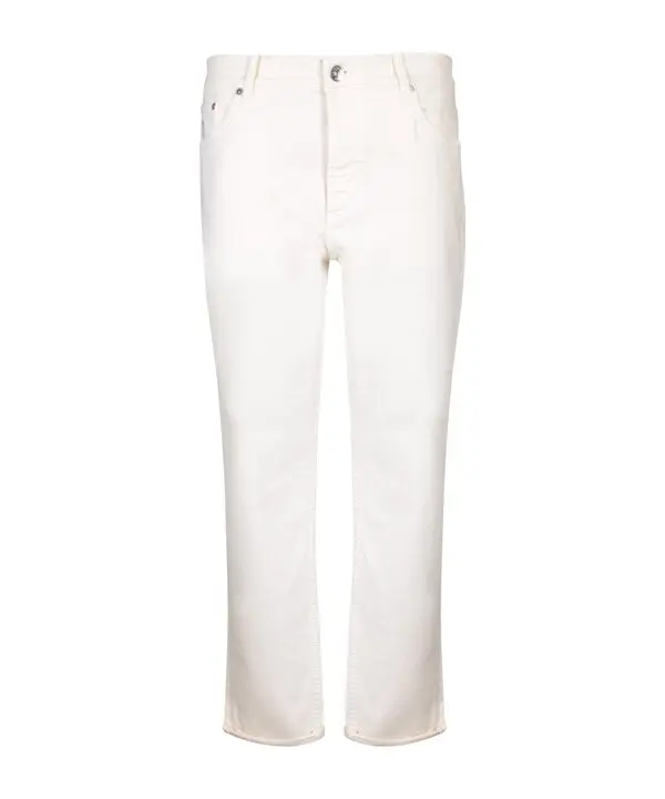 Brunello Cucinelli Straight Leg Pants - White