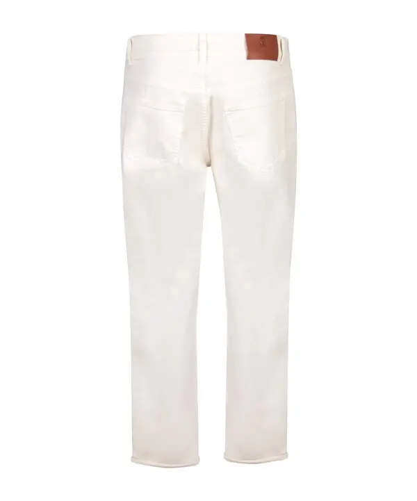 Brunello Cucinelli Straight Leg Pants - White