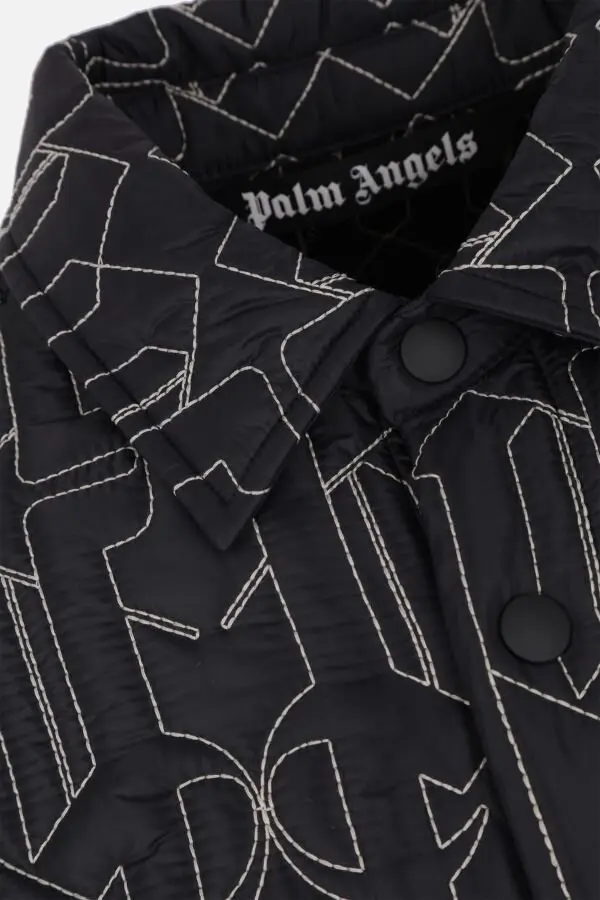 Palm Angels Monogram Long-sleeved Shirt