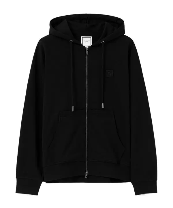 WOOYOUNGMI Logo Detail Zip Up Hoodie