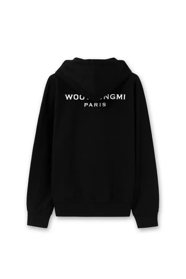 WOOYOUNGMI Logo Detail Zip Up Hoodie