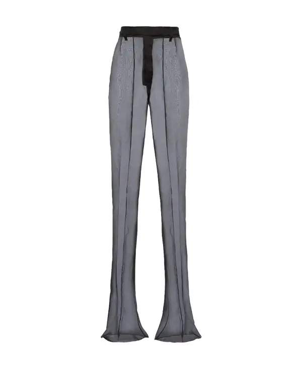Prada Organza Flared Trousers