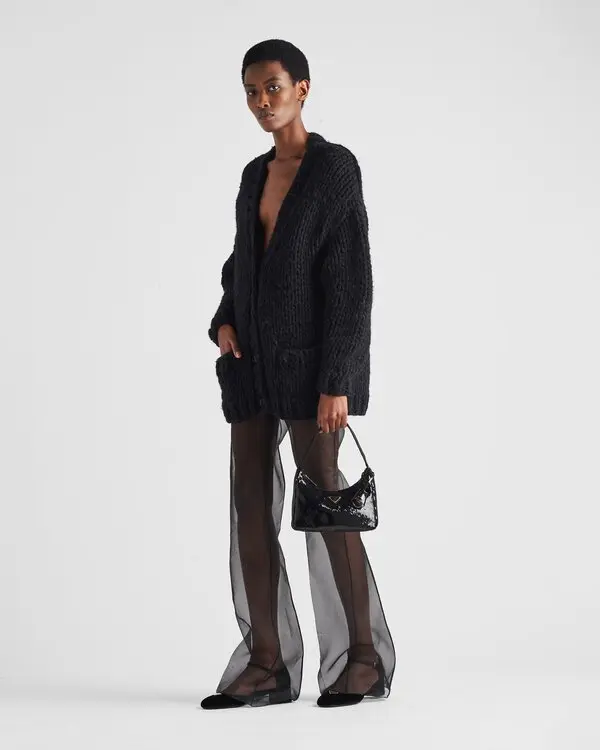 Prada Organza Flared Trousers