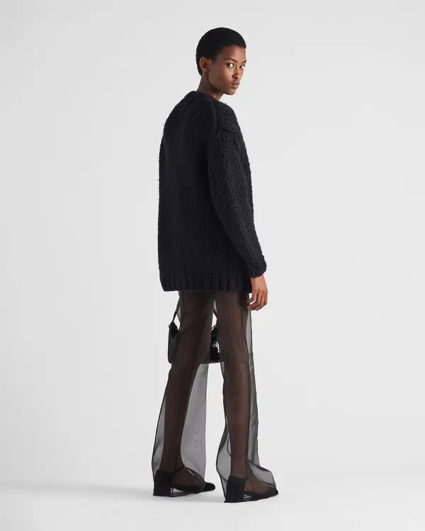Prada Organza Flared Trousers