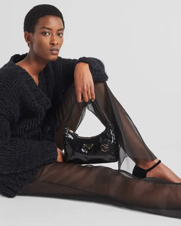 Prada Organza Flared Trousers
