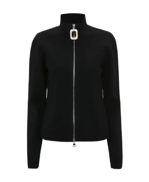 J.W.ANDERSON Jw Anderson Zip-up Straight Hem Cardigan