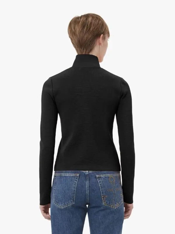 J.W.ANDERSON Jw Anderson Zip-up Straight Hem Cardigan