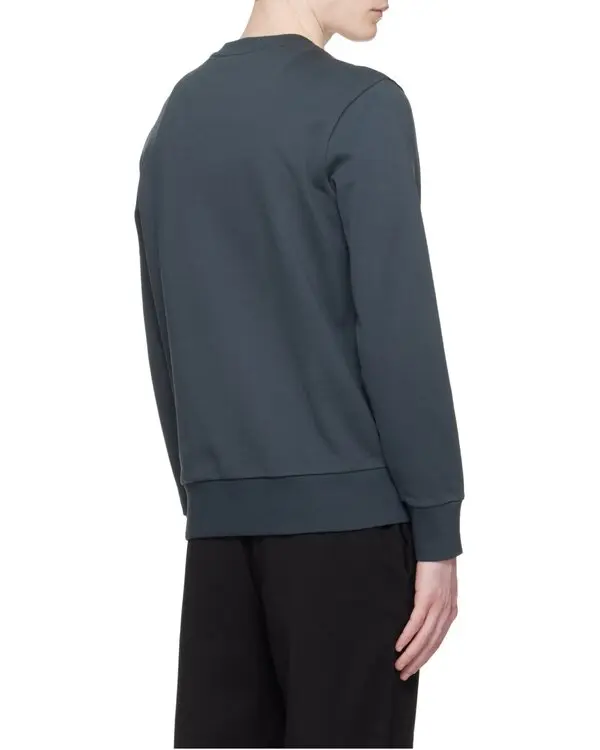 Moncler Cotton Jersey Sweatshirt With Printed Logo - Black