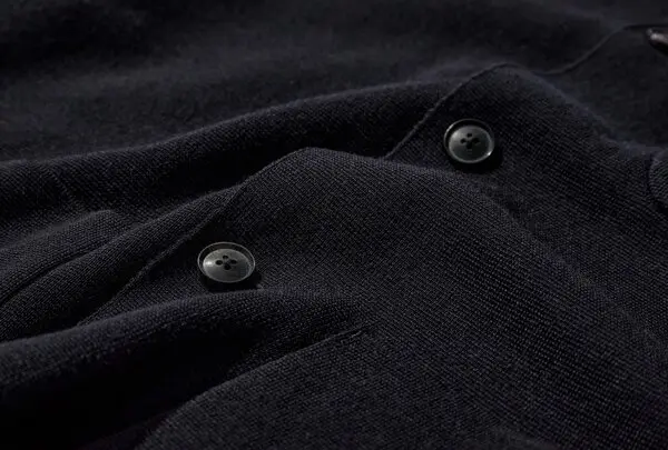 ANDERSEN-ANDERSEN Lapel Long-sleeved Sweater