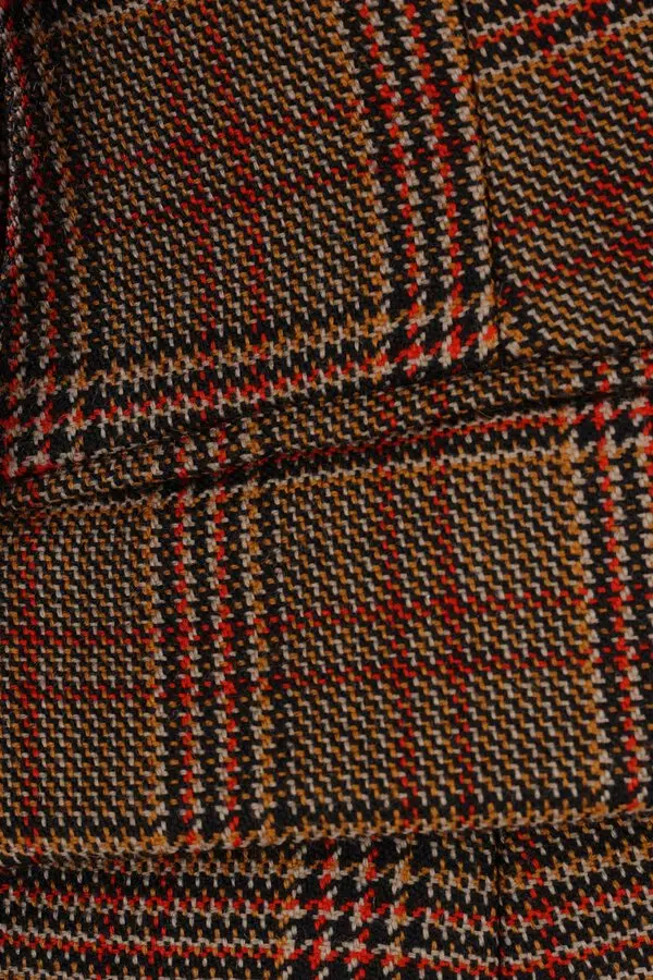Prada Checked Single Breasted Jacket