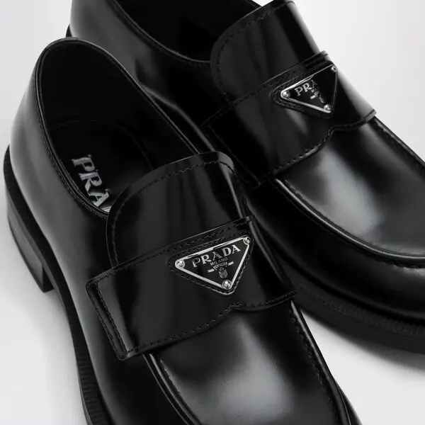 Prada Logo Loafers