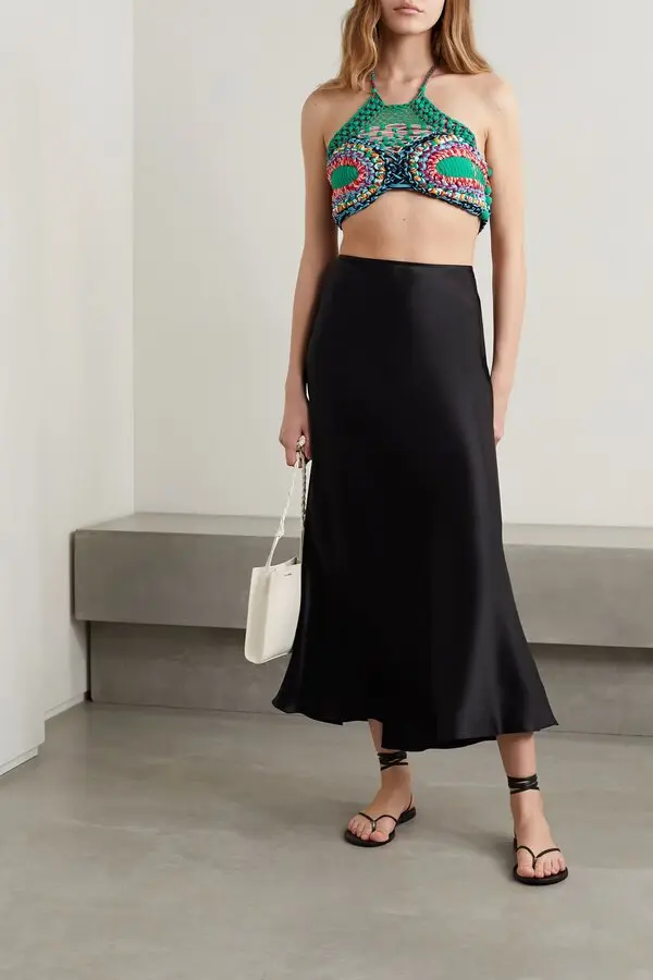 Etro Crocheted Neck Vest