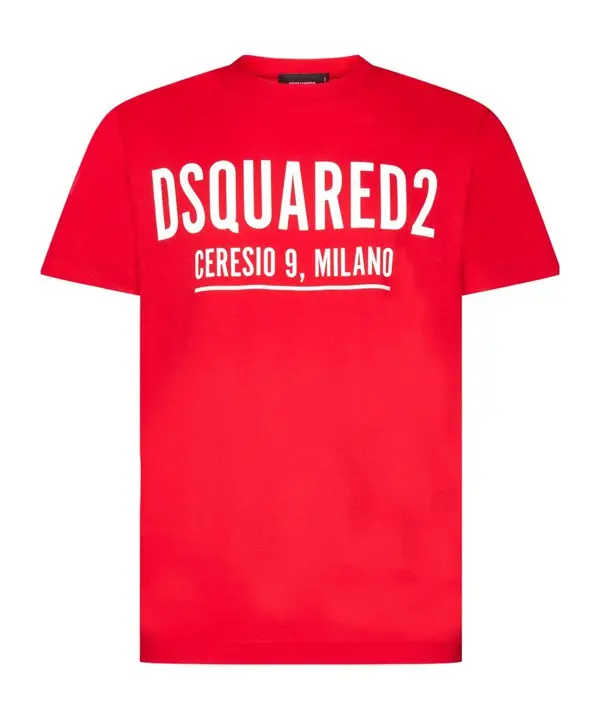 Dsquared2 Logo-printed Crewneck T-shirt - Red