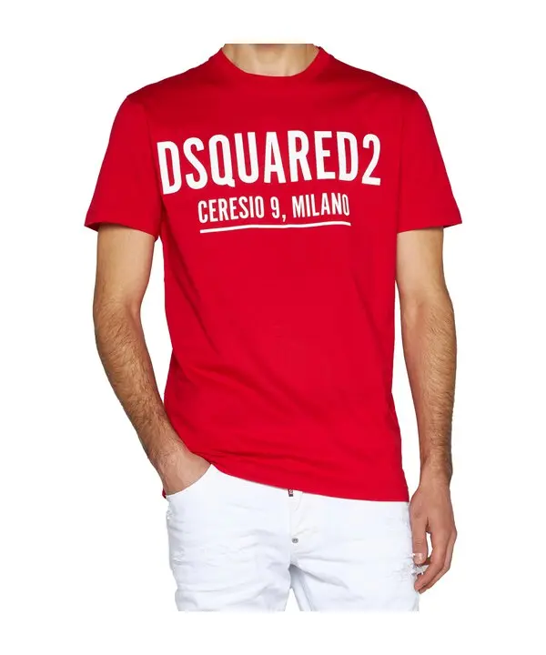 Dsquared2 Logo-printed Crewneck T-shirt - Red