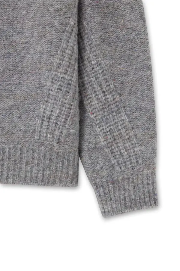 WOOYOUNGMI Mélange-effect Knitted Sweater