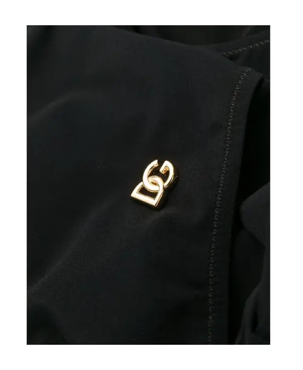 Dolce & Gabbana Dg Plaque One-piece Swimsuit - Black