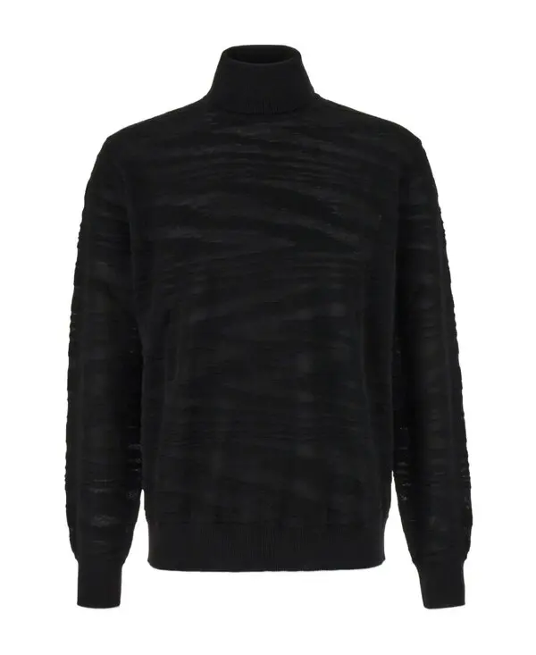 Missoni Graphic Printed Roll-neck Knitted Jumper