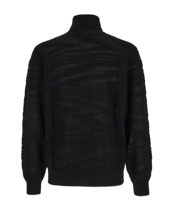 Missoni Graphic Printed Roll-neck Knitted Jumper