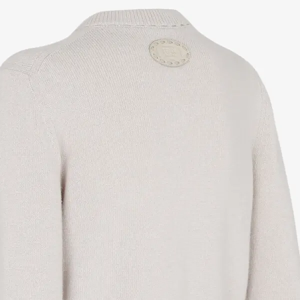 Fendi Long Sleeved Crewneck Cardigan With Pocket
