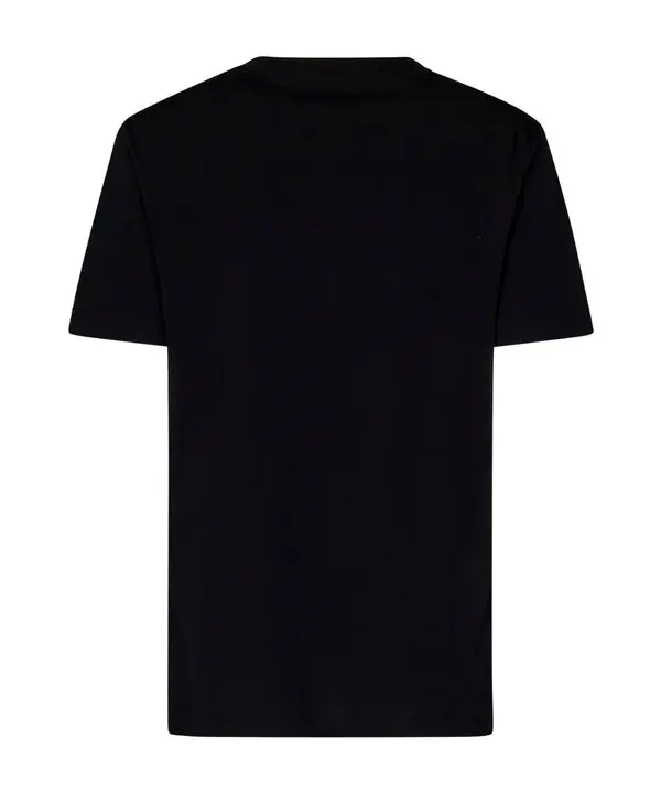 Moschino Heart Motif Printed Crewneck T-shirt - Black