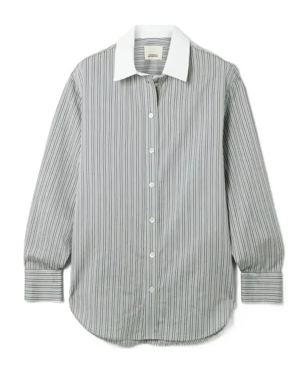 Isabel Marant Étoile Striped Long Sleeve Shirt
