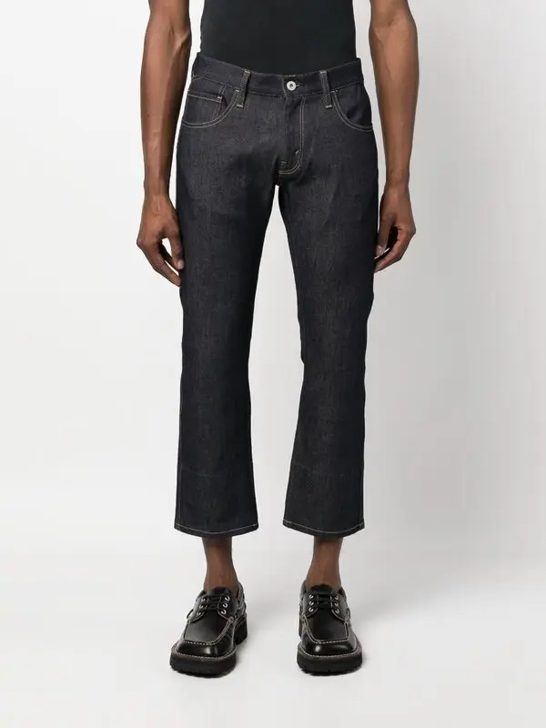 Junya Watanabe Graphic Print Denim Trousers